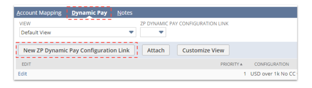 Dynamic Pay Configuration – ZonePayments Knowledge Base